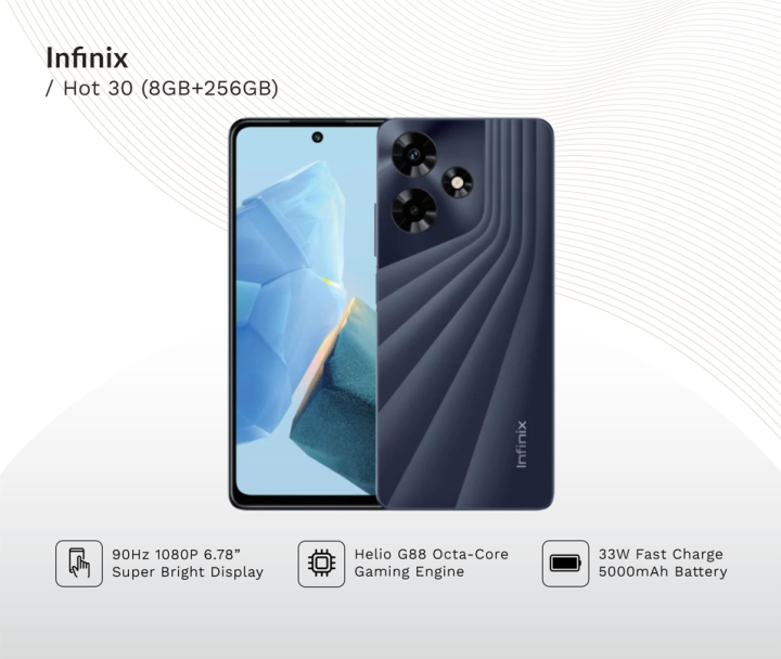 INFINIX Hot 30 (8GB/256GB) - Technopop PH | Lazada PH