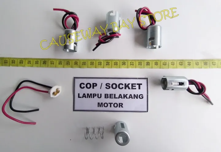 COP SOCKET LAMPU BELAKANG MOTOR | Lazada Indonesia