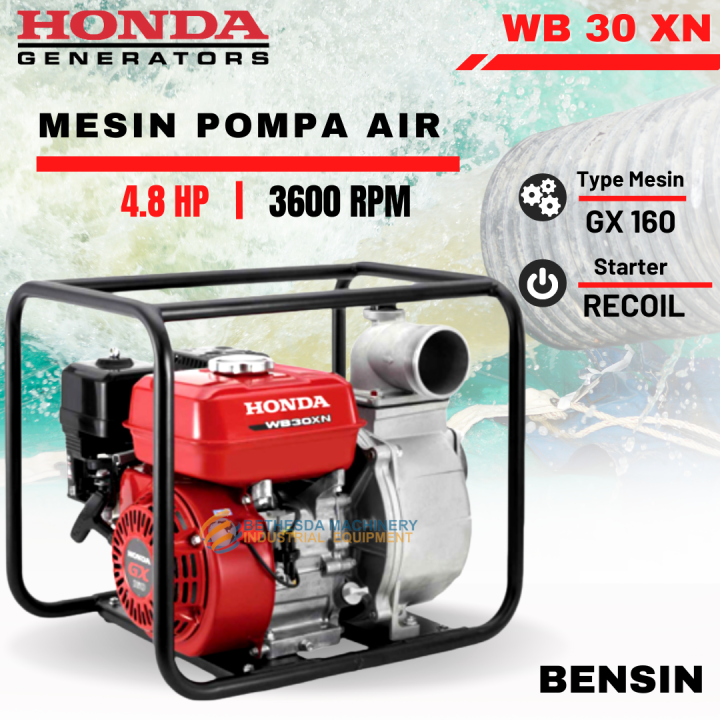 Honda mesin pompa air 4.8 hp Honda WB30XN NF | Lazada Indonesia