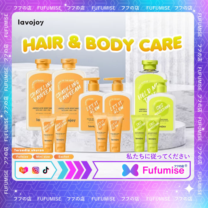 LVJ Lavojoy Body Wash WIth AHA + BHA + PHA | Let It Glow Body Serum ...