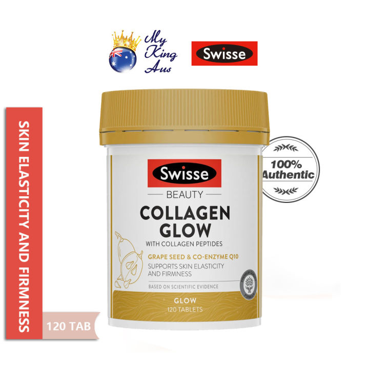 Swisse Beauty Collagen Glow With Collagen Peptides 120 Tablets Vitamin ...