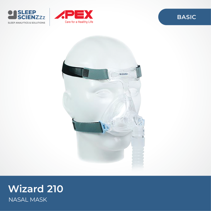 Apex Wizard 210 CPAP Nasal Mask - for Sleep Apnea and Snoring - for ...