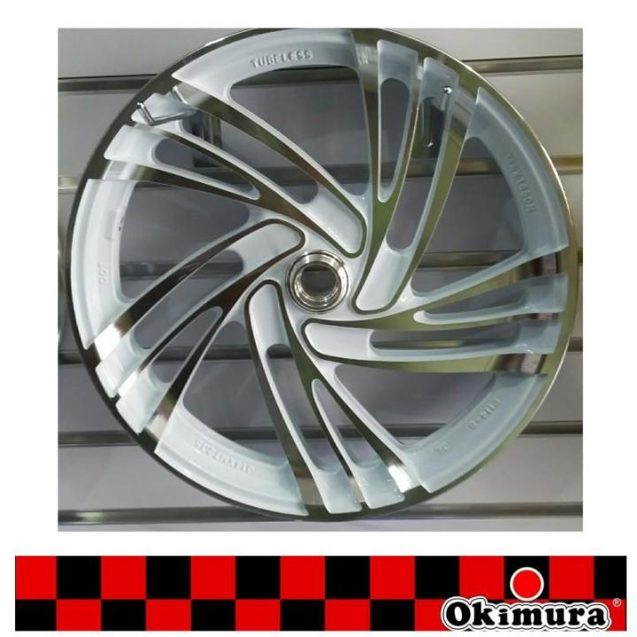 HONDA CLICK 125i/ 150i MAGWHEELS v1&2- WHITE / CP (OKIMURA) | Lazada PH