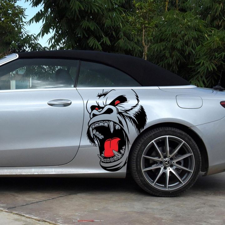 New Fashion Horror Ape Totem Car Stickers Animal Decoration Pickup ...