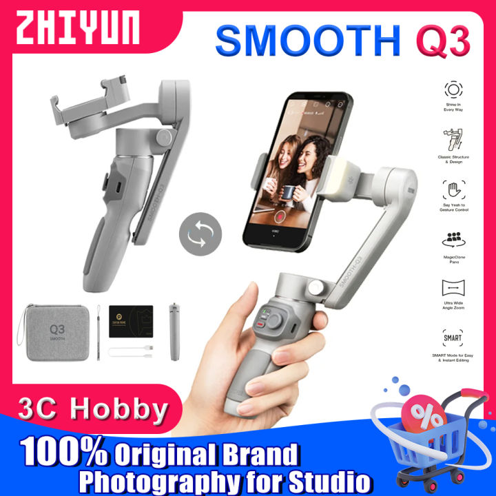 ZHIYUN SMOOTH Q3 Gimbal 3-Axis Smartphone Gimbals Stabilizer Q3 Combo ...