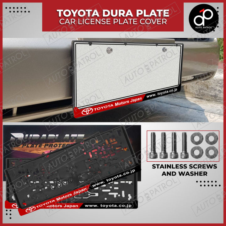 Toyota Duraplate Car License Plate Cover | Lazada PH