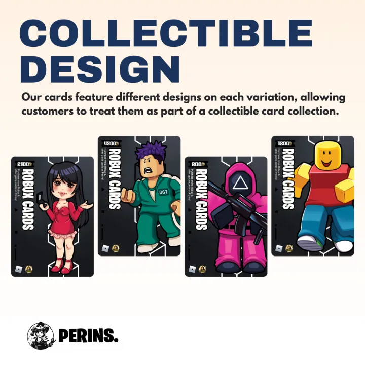 Roblox (Robux 800 / 1200 / 2100 / 4500) - Redeemable Physical Gift ...