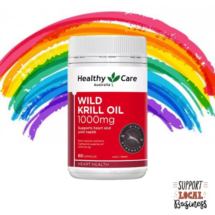 [Crazy Sale] [Authentic] - Healthy Care Wild Krill Oil 1000mg 60 ...