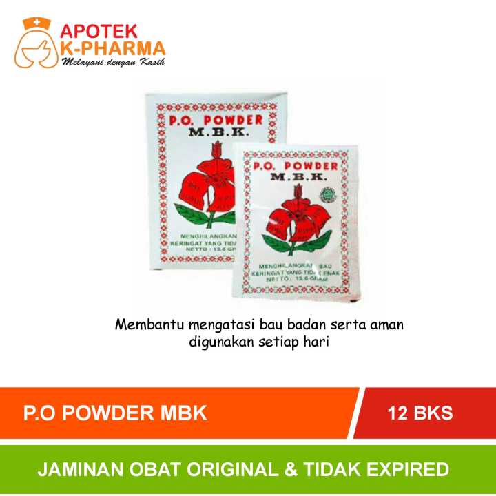 PO Powder MBK Putih Isi 12 Bungkus Obat Original | Lazada Indonesia