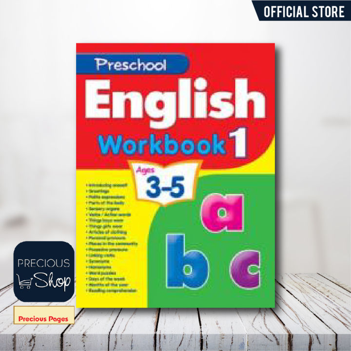 Preschool ENGLISH Workbook 1 (Ages 3-5) | Lazada PH