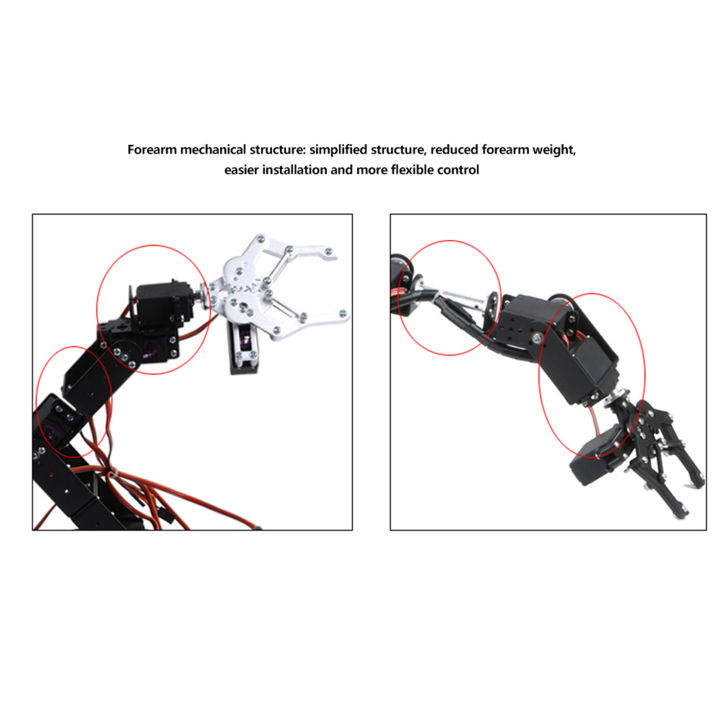 6DOF Mechanical Arm Claw Kit Manipulator Industrial Robot Mechanical ...