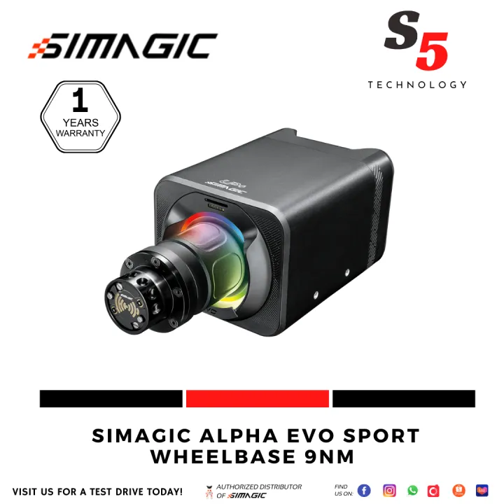 Simagic Alpha EVO Sport Direct Drive 9Nm / simagic wheelbase / simagic ...
