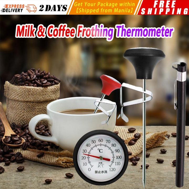 【Milk & Coffee Frothing Thermometer】Digital BBQ Cooking Oven ...
