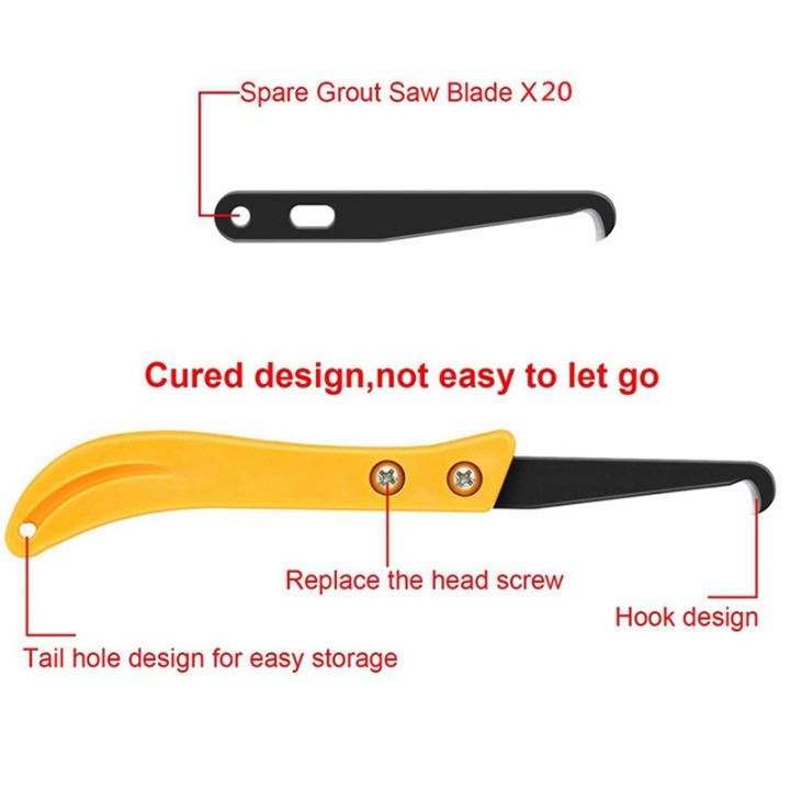 22-Piece Set Joint Cleaner Professional Tile Joint Saw Blade Floor Tile ...