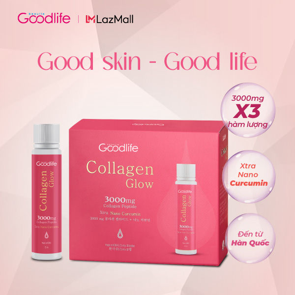 Single: Hộp Nước GOODLIFE COLLAGEN GLOW 3000mg Plus Vitamin C & Nano ...