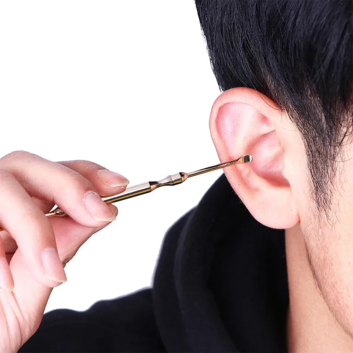 1 Pcs Portable Spiral Type Double-ended Ear Picks For Adult Ear Care ...