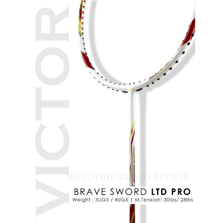 VICTOR Brave Sword LTD Pro Badminton Racket | Lazada