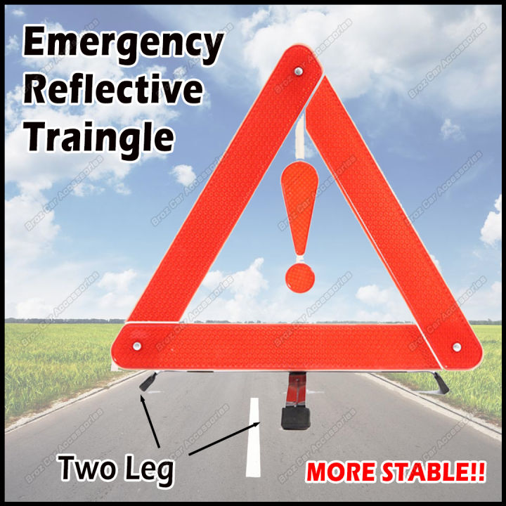 Reflective Foldable Road Emergency Red Triangle Roadside Car Emergency ...