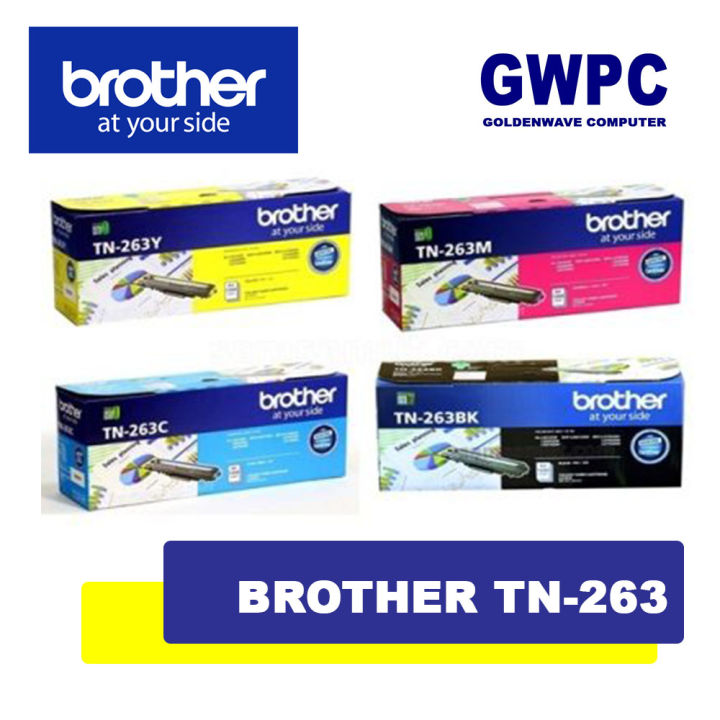 Brother TN-263 DR-263 Genuine Toner Drum Cartridge TN263 DR263 TN 263 ...