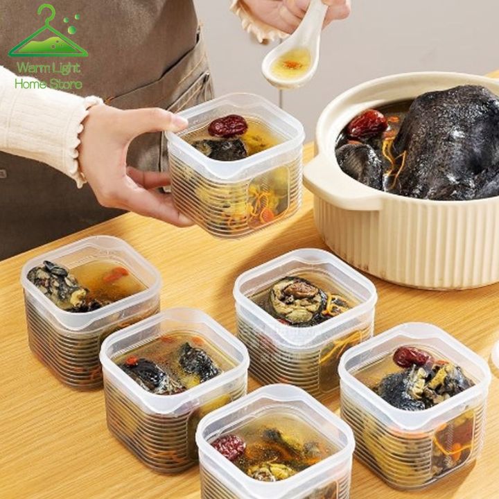 Food Grade Transparent Preservation Box Frozen Soup Without Leaking ...