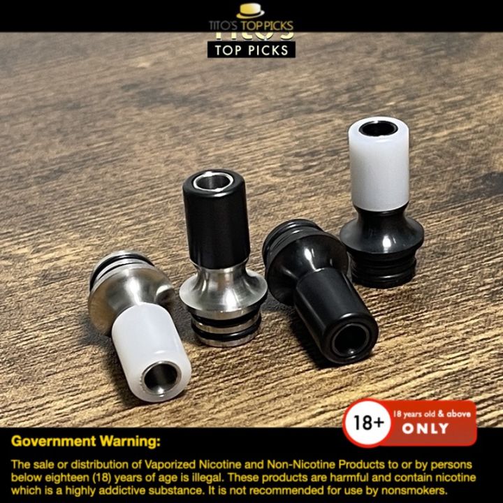 Ivant inspired 510 Stainless Steel & Delrin Drip Tip | Lazada PH