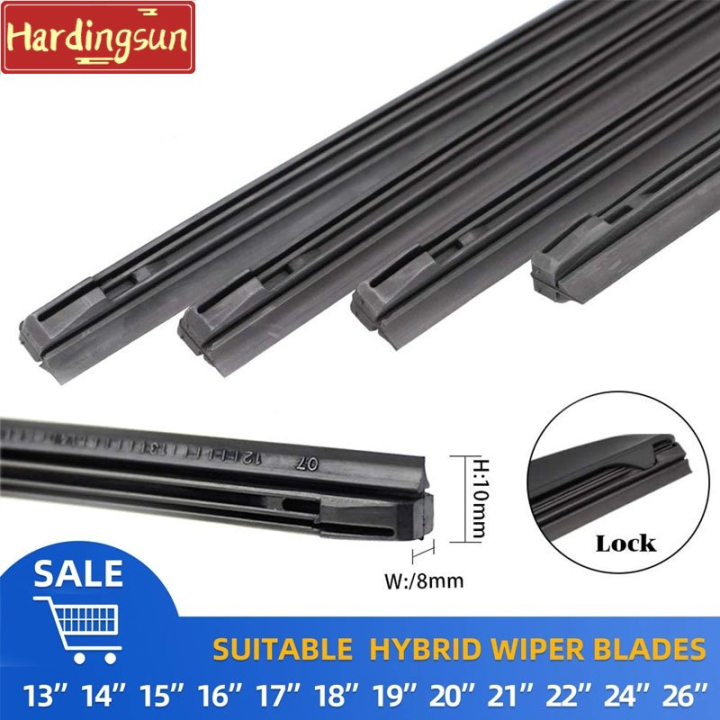Hardingsun Car Wiper Rubber Strip Car Vehicle Insert Refill Wiper ...
