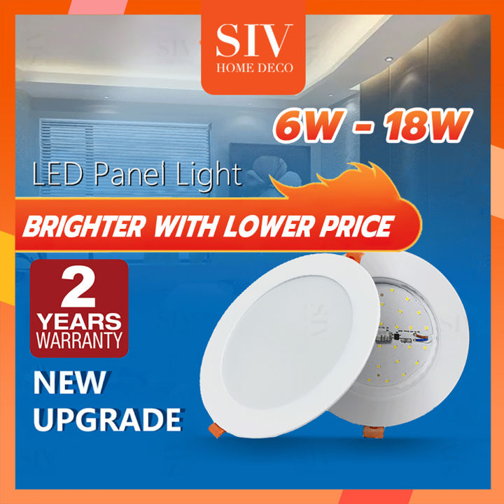 SIV 9W 12W 18W LED Pin Light Panel Light Downlight Recessed Down Light ...