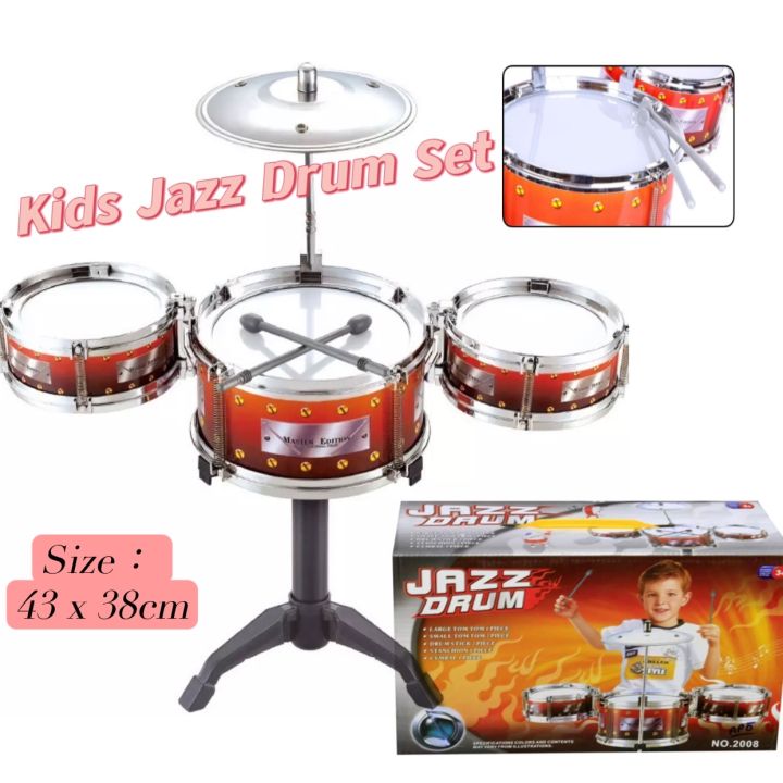 TOY JAZZ DRUM SET FOR CHILDREN (LARGE) Children Full Rock Jazz Drum Set ... TOY JAZZ DRUM SET FOR CHILDREN (LARGE) Children Full Rock Jazz Drum Set ...
