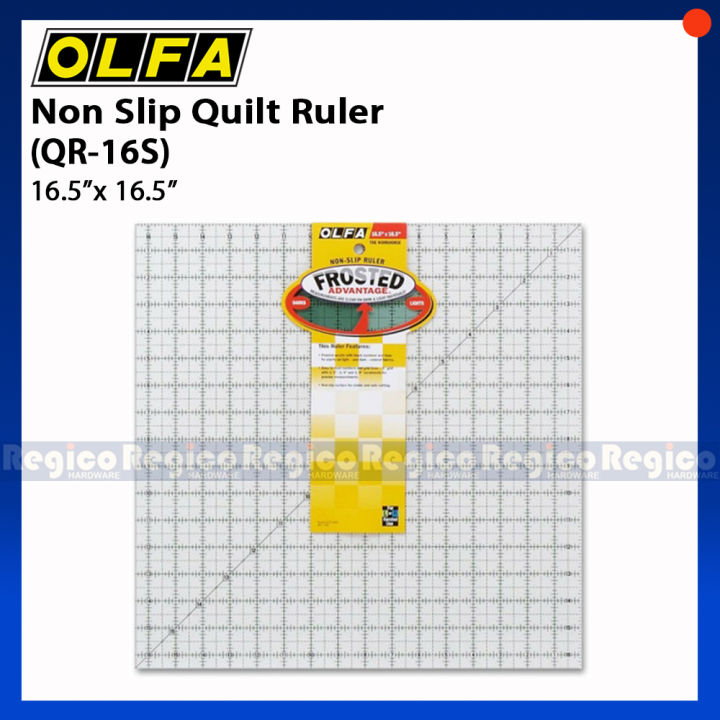 OLFA Non Slip Quilt Ruler (QR-16S) Regico Hardware | Lazada PH