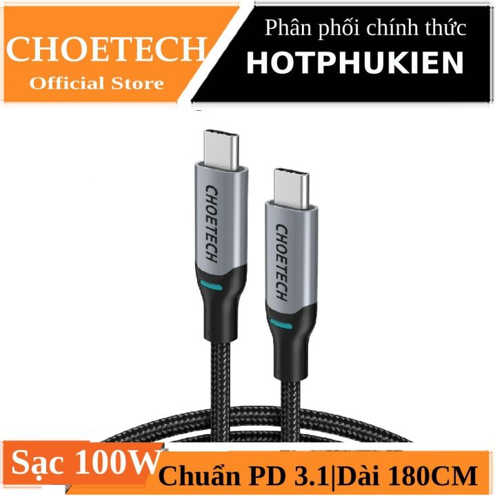 Dây Cáp Sạc Type C Sạc Nhanh 100w Type C To Type C Chuẩn Pd 3 0 Hiệu