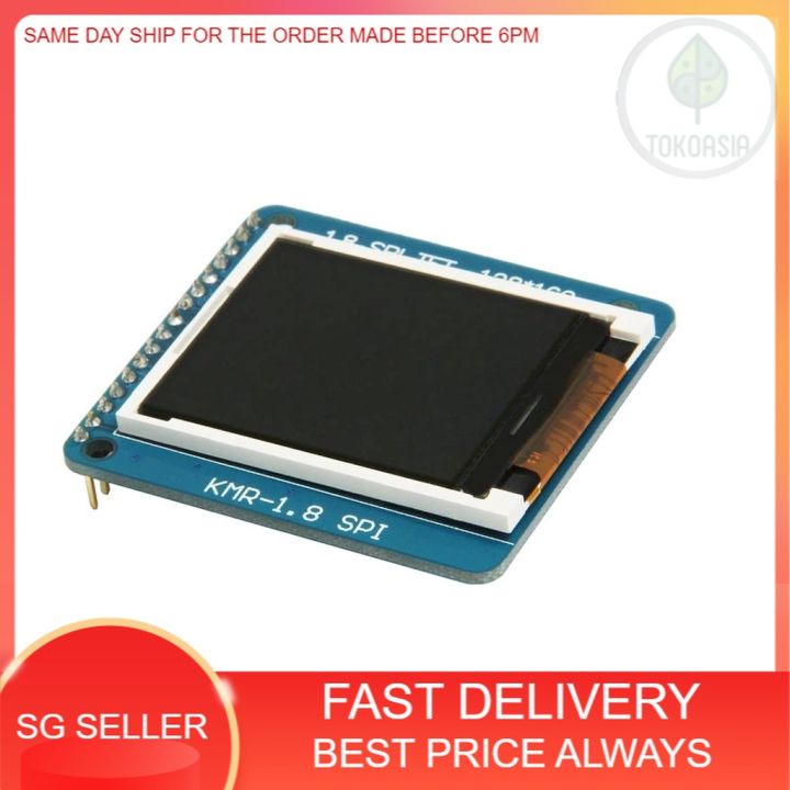 (Ready Stock) 1.8" inch ST7735R SPI 128160 TFT LCD Display Module with PCB Uno Mega IOT | Lazada ...