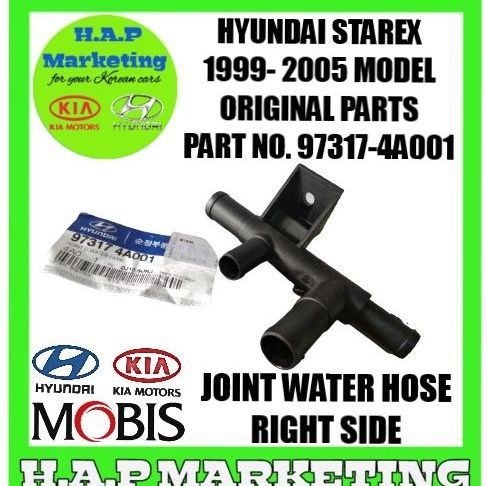 HYUNDAI STAREX JOINT WATER HOSE RH (ORIGINAL )SVX/97317-4A001 | Lazada PH