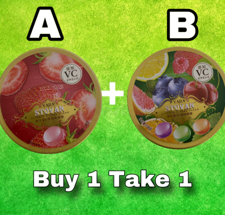 【COD】BUY 1 TAKE 1 YAJIA STOVAN HARD CANDY | Lazada PH