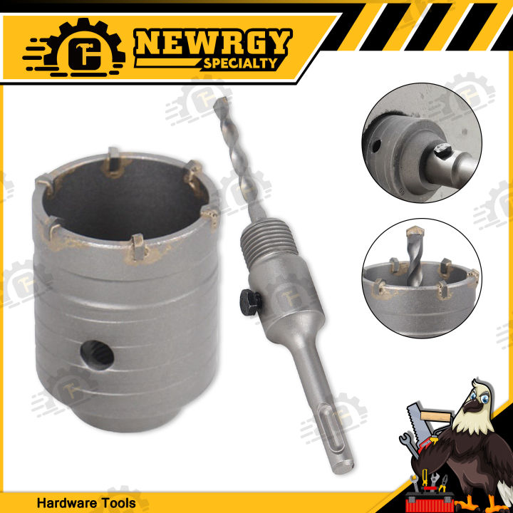 55mm Concrete Tungsten Carbide Alloy Core Hole Saw SDS PLUS Electric ...