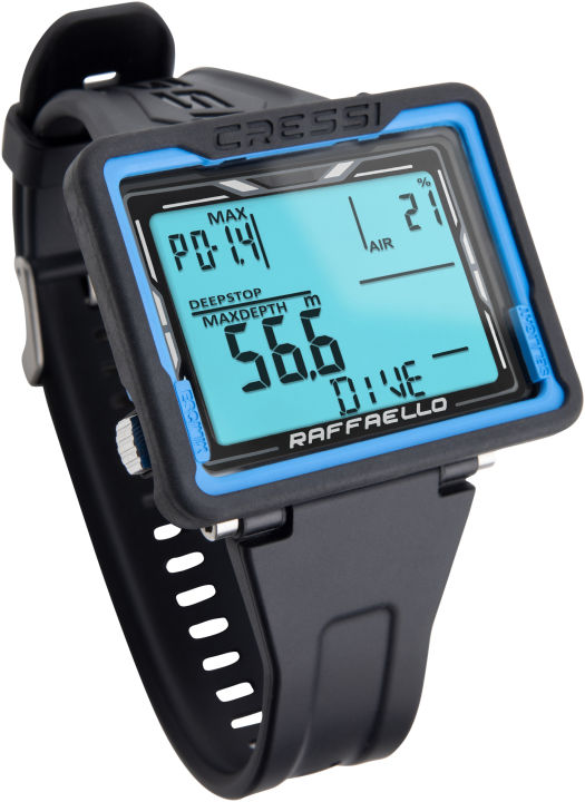 CRESSI Raffaello Diving Computer – คอมพิวเตอร์ดำน้ำขั้นสูง หน้าจอกว้าง ...