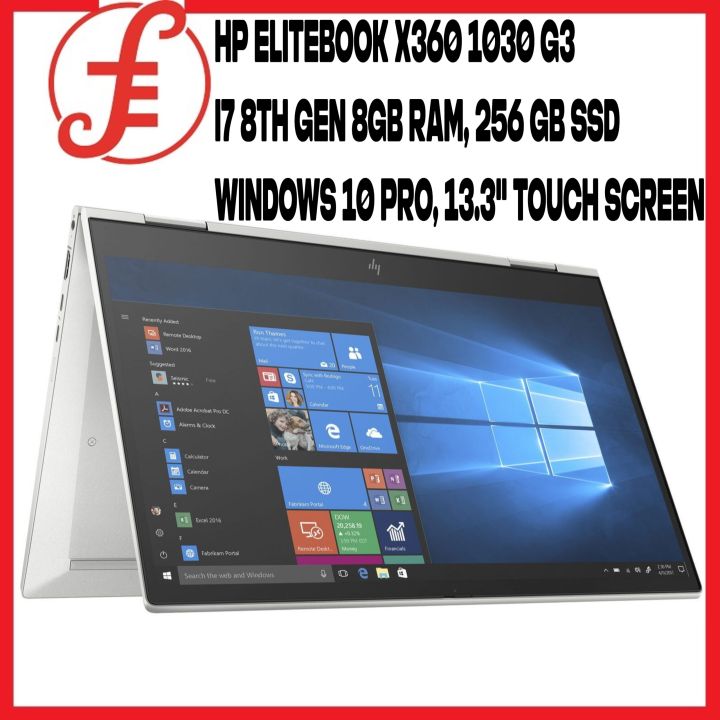 HP Elitebook x360 1030 G3 Intel Core i7 8th Gen 8GB RAM, 256 GB SSD ...