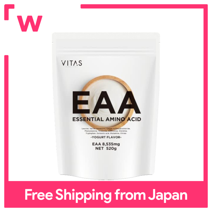 VITAS EAA Powder, yogurt flavor, 520g, contains 9 essential amino acids | Lazada PH