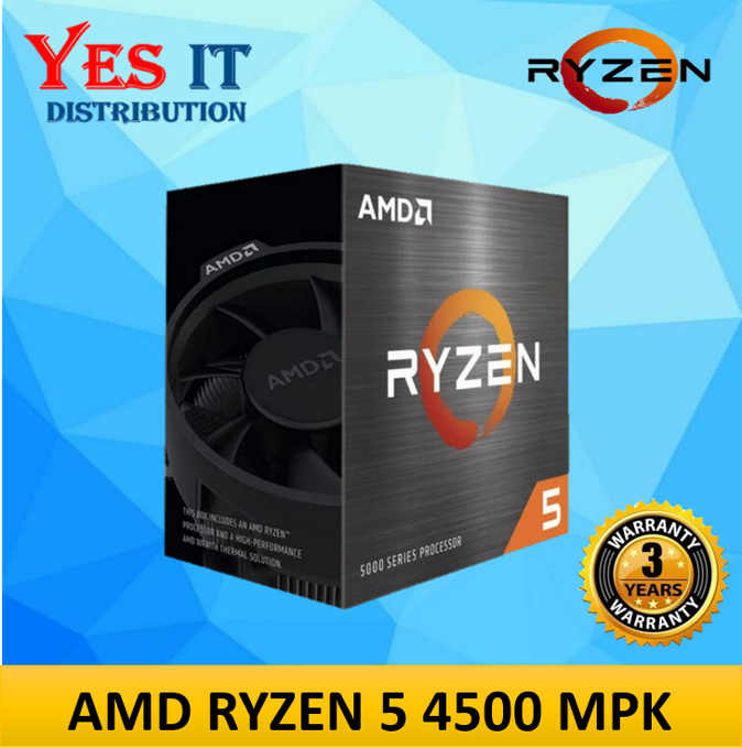 AMD RYZEN 5 4500 MPK (TRAY) SOCKET AM4 PROCESSOR | Lazada AMD RYZEN 5 4500 MPK (TRAY) SOCKET AM4 PROCESSOR | Lazada