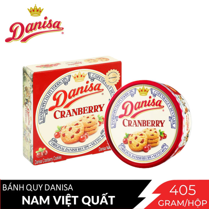 BÁNH QUY BƠ NAM VIỆT QUẤT CRANBERRY DANISA 405 GRAM | Lazada.vn