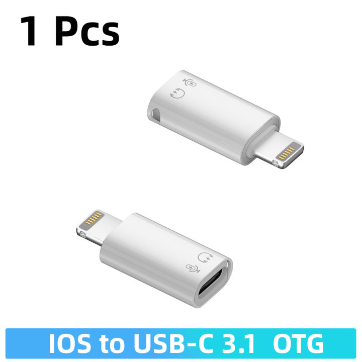 FONKEN Type C Adapter for Ios 8pin Male To Usb 3.0/3.1 Adapter Female ...