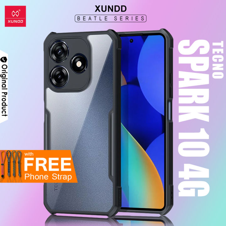 Xundd [Original] Beatle Clear Hybrid Shock Proof Armor Case for Tecno Spark 10 4G | Lazada PH