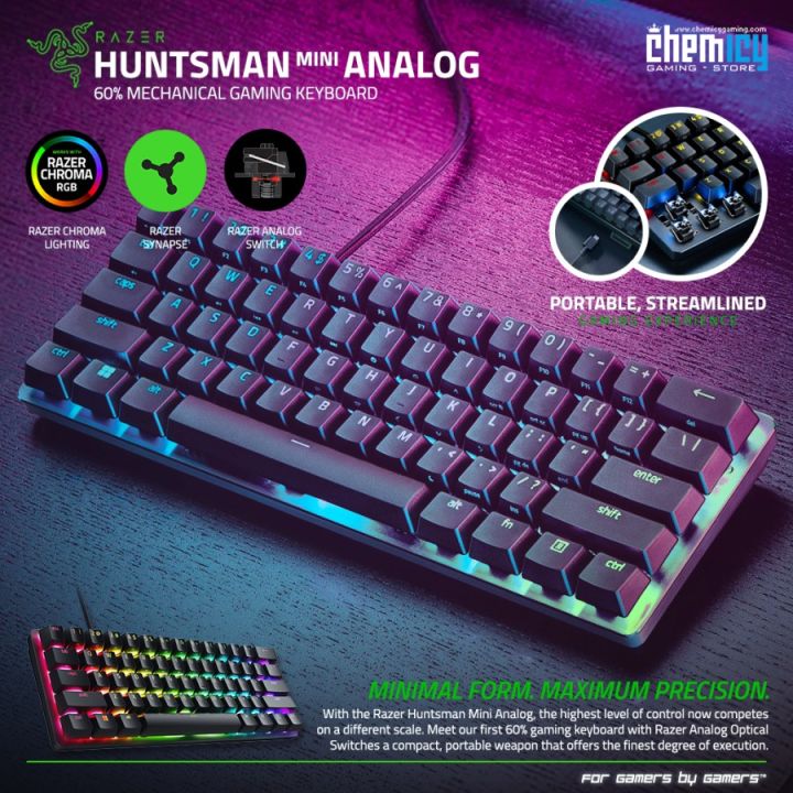 Razer Huntsman Mini Analog 60% Mechanical Gaming Keyboard | Lazada ...