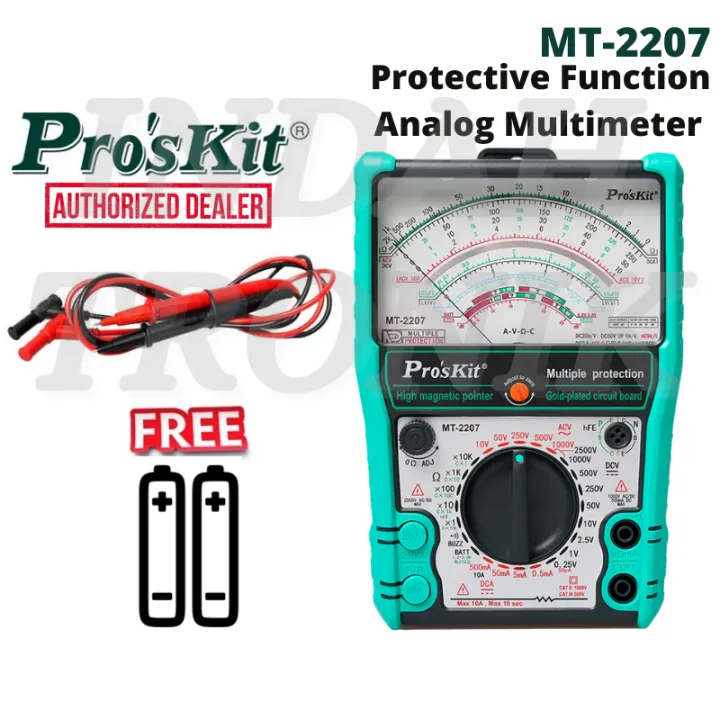 Pro'skit MT-2207 Protective Function Analog Multimeter | Lazada