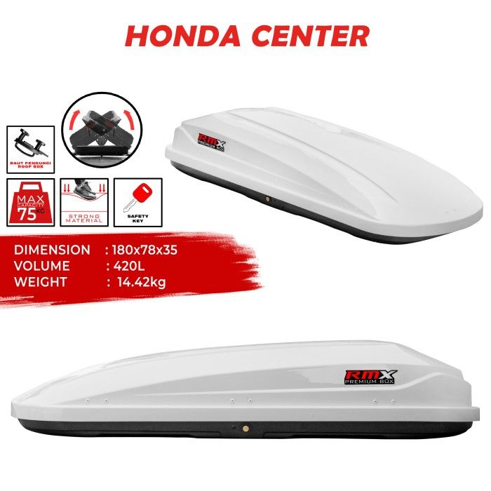 Roof box roofbox bagasi atas mobil universal RMX premium ABS+PMMA 420L ...