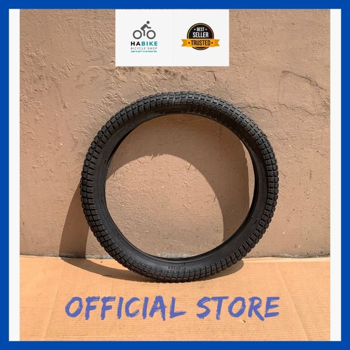 Ban luar sepeda ukuran 18x1.75 merk komodo/milestone hitam polos ...