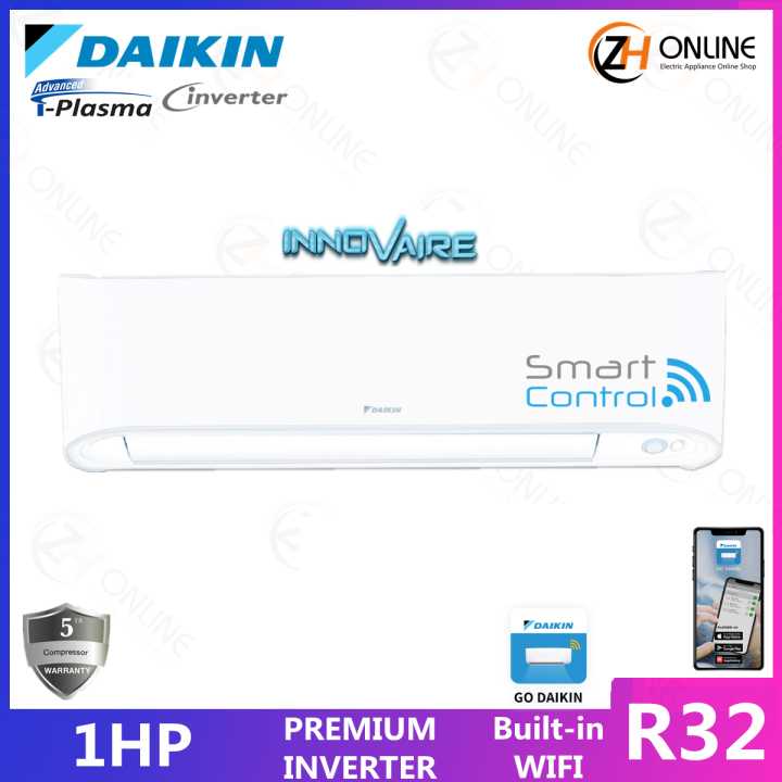 (WIFI) DAIKIN R32 1HP FTKG28TV1WF INONVAIRE PREMIUM INVERTER I-PLASMA ...