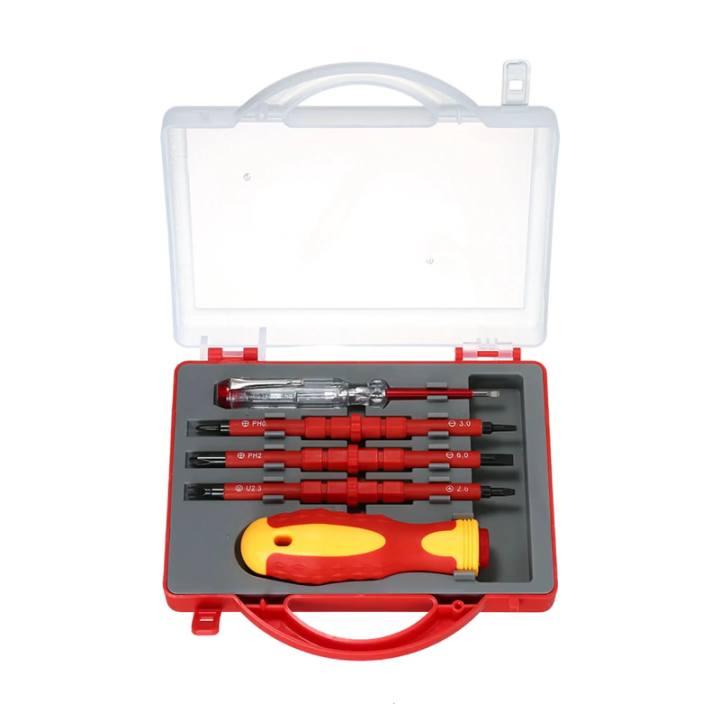 Tall Potential Insulated Wrenches 6 Part Set 1000V Safety Magnetic ...