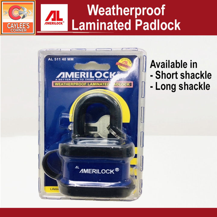 AMERILOCK Weatherproof Laminated Padlock 40mm | Lazada PH