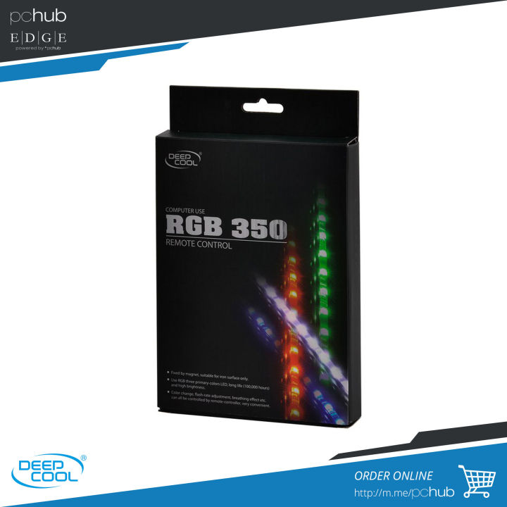 PChub | Deep Cool DC RGB 350, Magnetic LED Strip, 2x300mm+200mm, 15 c ...