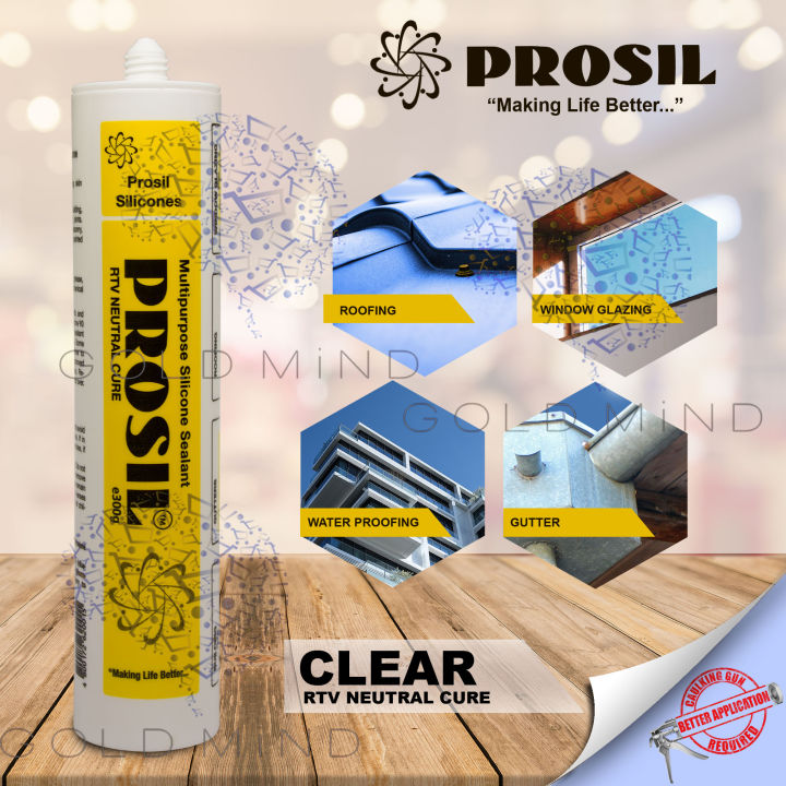 Sealant Prosil Multipurpose Silicone Sealant Neutral Cure Non Acidic ...